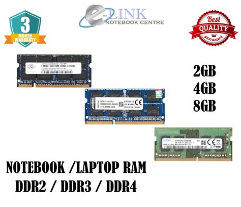 Memory ALL RAM PC Laptop Notebook Refurbished LAPTOP RAM DDR2 DDR3 DDR4 2GB 8GB RAM