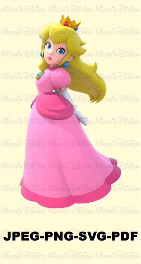 Princess Peach Svg Princess Peach Png Feeling Peachy Svg Feeling Peachy Png Princess Png