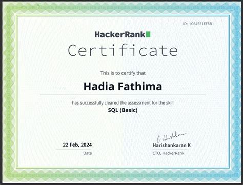Hadia Fathima On Linkedin I Am Delighted To Announce That I Have