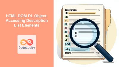Html Dom Summary Object Accessing Details Summary Elements Codelucky