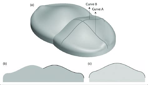 A Trigonometric Model With 2 Curves Defining Its Shape B Curve A