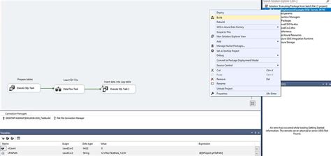 Deploy Package To SSIS Catalog