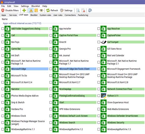 Bug Uwp App Rules Do Not Persist They Get Erased When The App Exits · Issue 1619 · Henrypp
