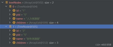 集合根据上下级关系转树结构java 上下级关系集合对象parendid树形结构 Csdn博客