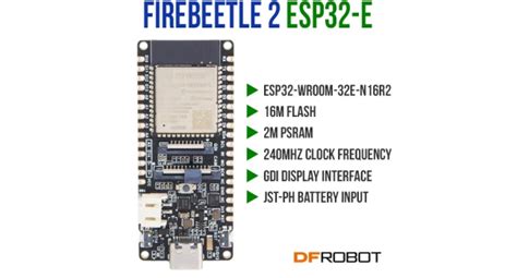 Firebeetle 2 Esp32 E N16r2 Iot Microcontroller Micro Robotics