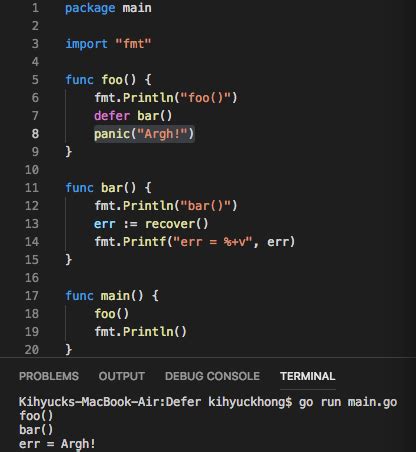 GoLang Tutorial Panic And Recover