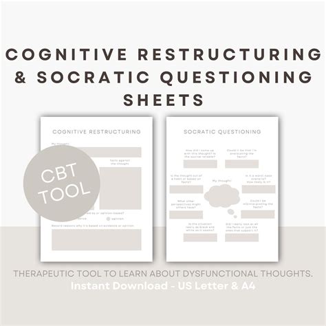 Cognitive Restructuring Worksheets Artofit