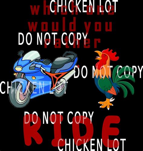 Big Cock Rooster Colorful Motorcycle Funny Adult Png Sublimation