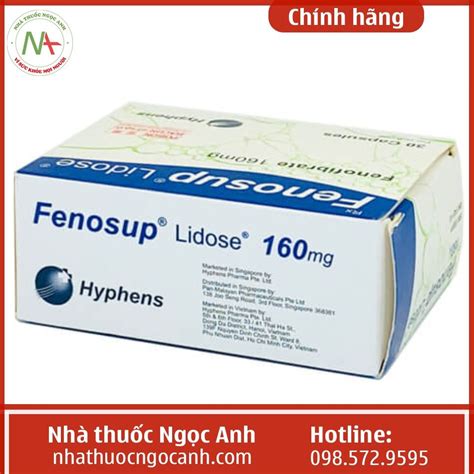 Thuốc Fenosup Lidose 160mg Hyphens Là Thuốc Gì Giá Bao Nhiêu Mua ở đâu