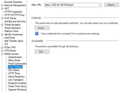 Solved Remote Access Vpn Using External Interface Public Check