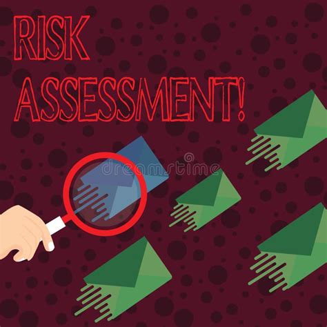 Handwriting Text Writing Risk Assessment Concept Meaning Evaluating Potential Risks Involved