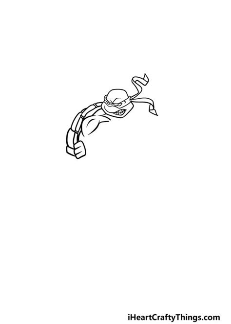 Ninja Turtle Drawing How To Draw A Ninja Turtle Step By Step