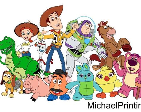 Toy Story Clipart 300toy Story 4 Png Instant Download 300 Dpi Etsy