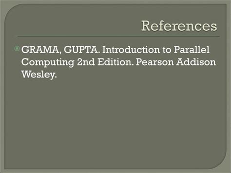 parallel algorithm models ppt programming languages computing