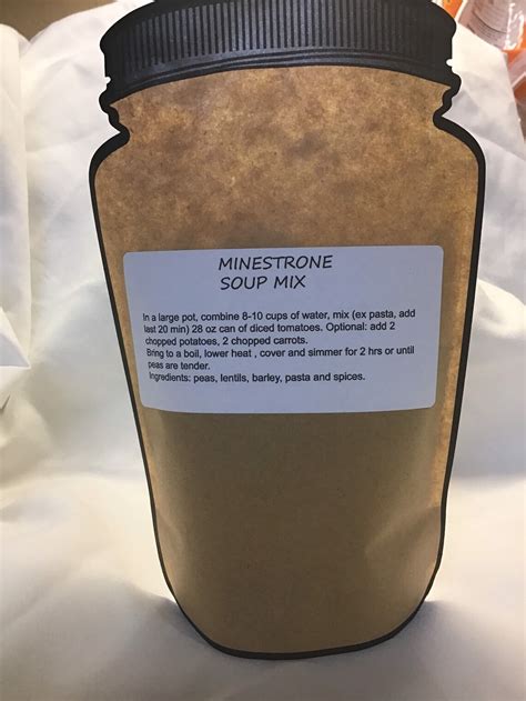 Minestrone Soup Mix Etsy