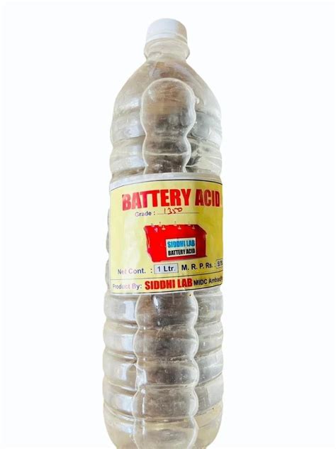 Battery Acid At ₹ 20litre Car Battery Acid In Nashik Id 2853080397533