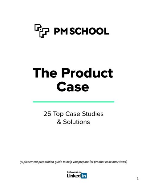 Product Management Case Study Template