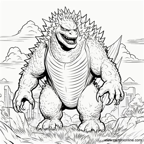 Coloriage 42 De Godzilla