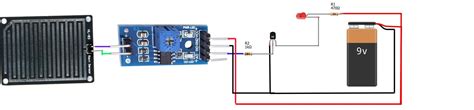 Rain Drop Sensor With Arduino Rain Detector Arduino Code Circuit