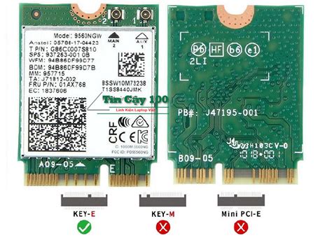 Card Wifi Laptop Intel Dual Band AC NGW