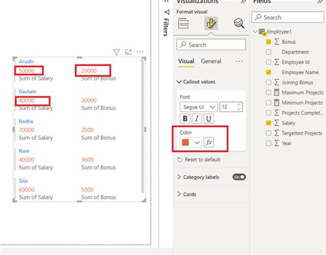 power bi format multi row card geeksforgeeks