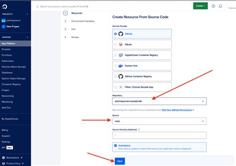 Deploy To Digital Ocean App Platform Simply Static Documentation