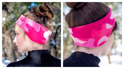Easy Fabric Ear Warmer Free Sewing Pattern Fabric Art Diy