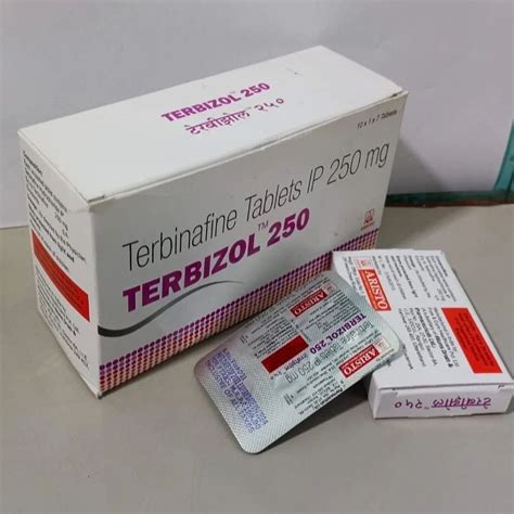 250mg Terbinafine Tablet Ip Treatment For Infection At Rs 1100box In Raichur