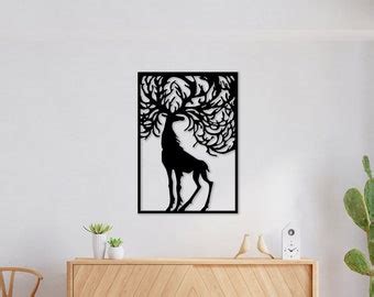 Tree Panel Wall Art Dxf Svg Epsai And Pdf Files For Laser Etsy