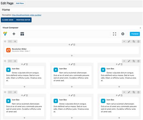 Visual Composer In WordPress CMS Webner Blog