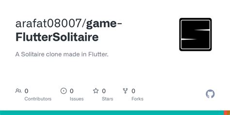 Github Arafat08007game Fluttersolitaire A Solitaire Clone Made In Flutter