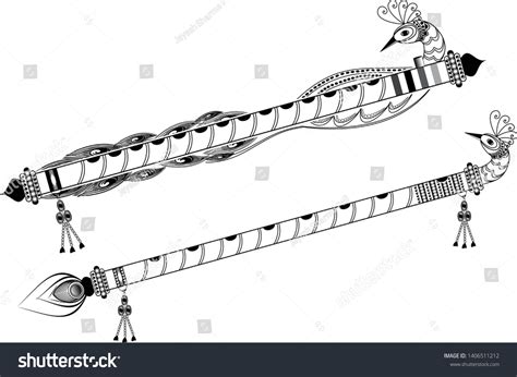Indian Flute Clipart Black And White Indian Flute Vector Art Icons