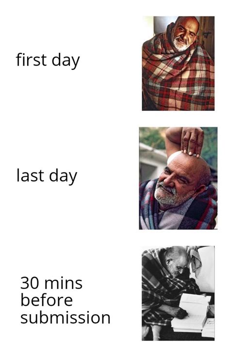 Every Assignment Submission In The World Rmemes