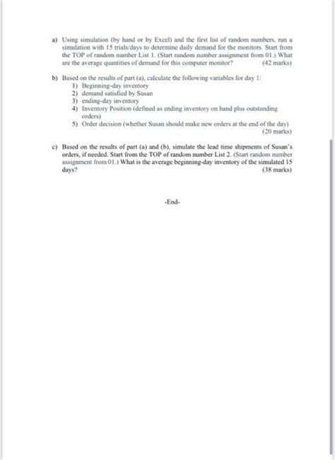 Cb2203 Data Driven Business Modeling Homework 4 You