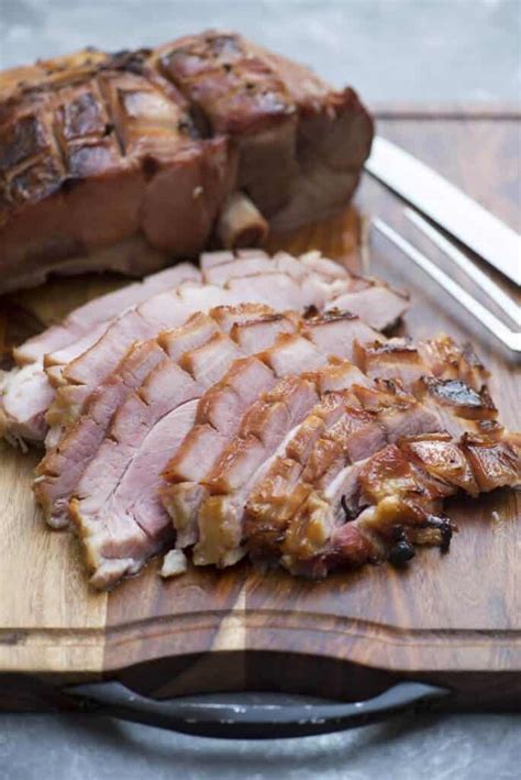 Classic Glazed Ham With Pineapple Sauce Valeries Kitchen