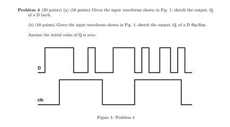 Solved Problem 4 20 Points A 10 Points Given The Input