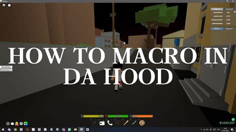 How To Macro In Da Hood YouTube