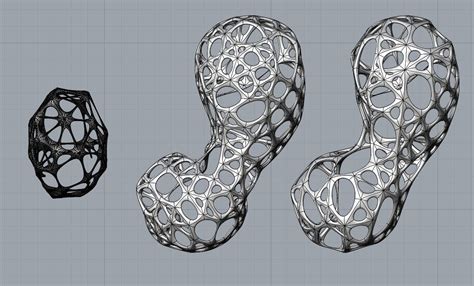 Difficulty Extracting Make2d Of Complex Voronoi Structures Rhino For