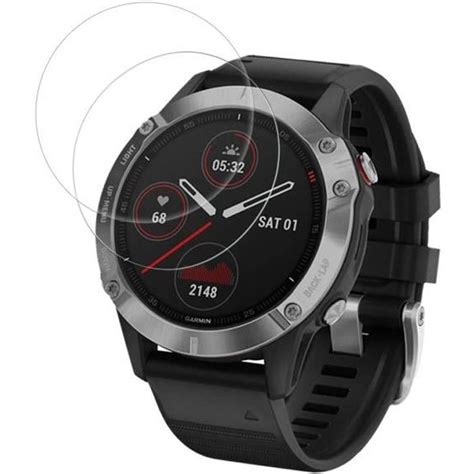 Verre Trempé Pour Garmin Fenix 6 Fenix 6 Pro Vivomove Hr Pack 2 Film Vitre Protection