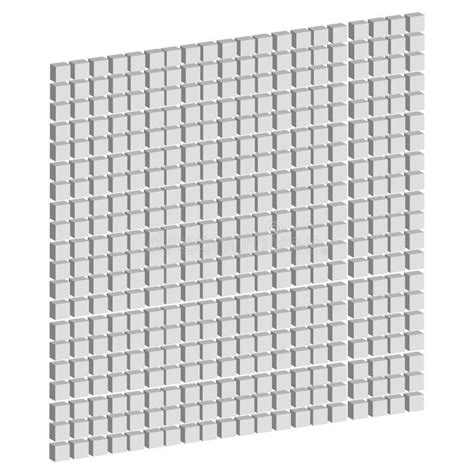 Abstract Mosaic Array Shape Design Element Stock Vector