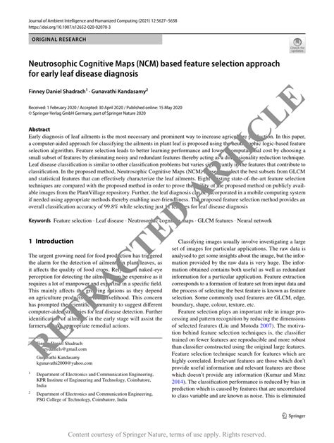 Neutrosophic Cognitive Maps Ncm Based Feature Selection Approach For
