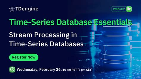 Stream Processing In Time Series Databases