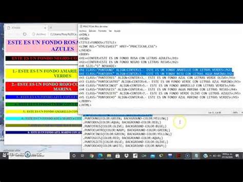 Como Poner Color A Las Letras En Html Silver Sites