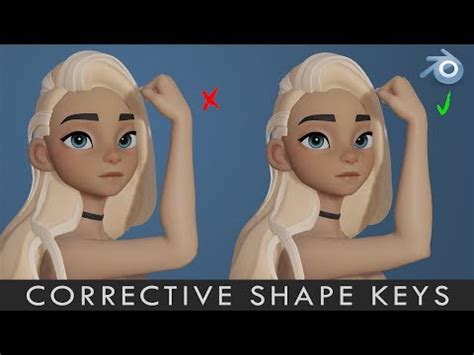 Corrective Shape Keys Blender Tutorial Blender Character Modeling Blender Tutorial
