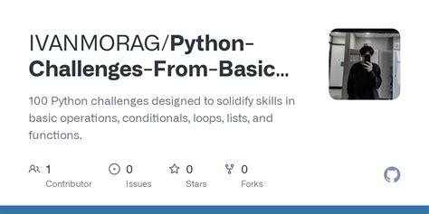 github ivanmorag python challenges from basics to master 100 python