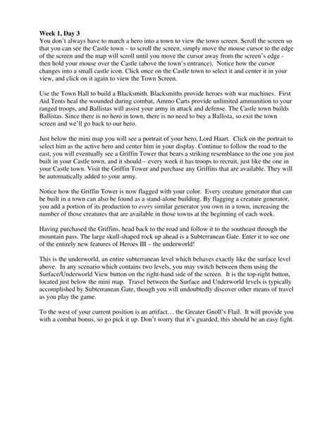 tutorial manual page 5 英雄无敌3百科