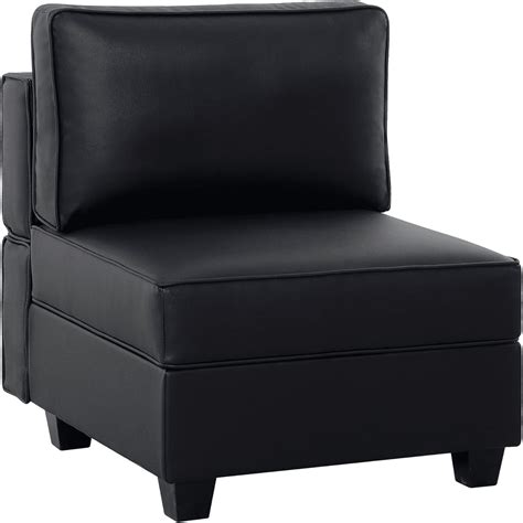 Sarah Modular Sofa Middle Module With Storage Accent Armless Chair For