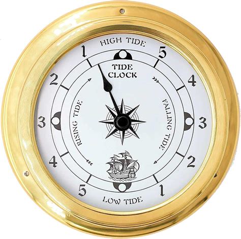 Btzhy Wall Clocktide Clockbrass Nautical Wall Clocktide