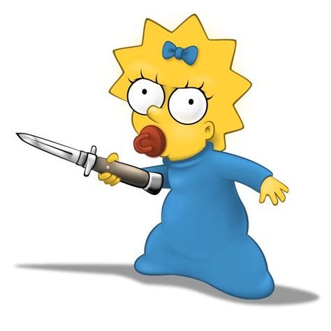 Gangster Maggie Simpson