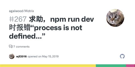 Npm Run Dev Process Is Not Defined Issue Agalwood Motrix Github